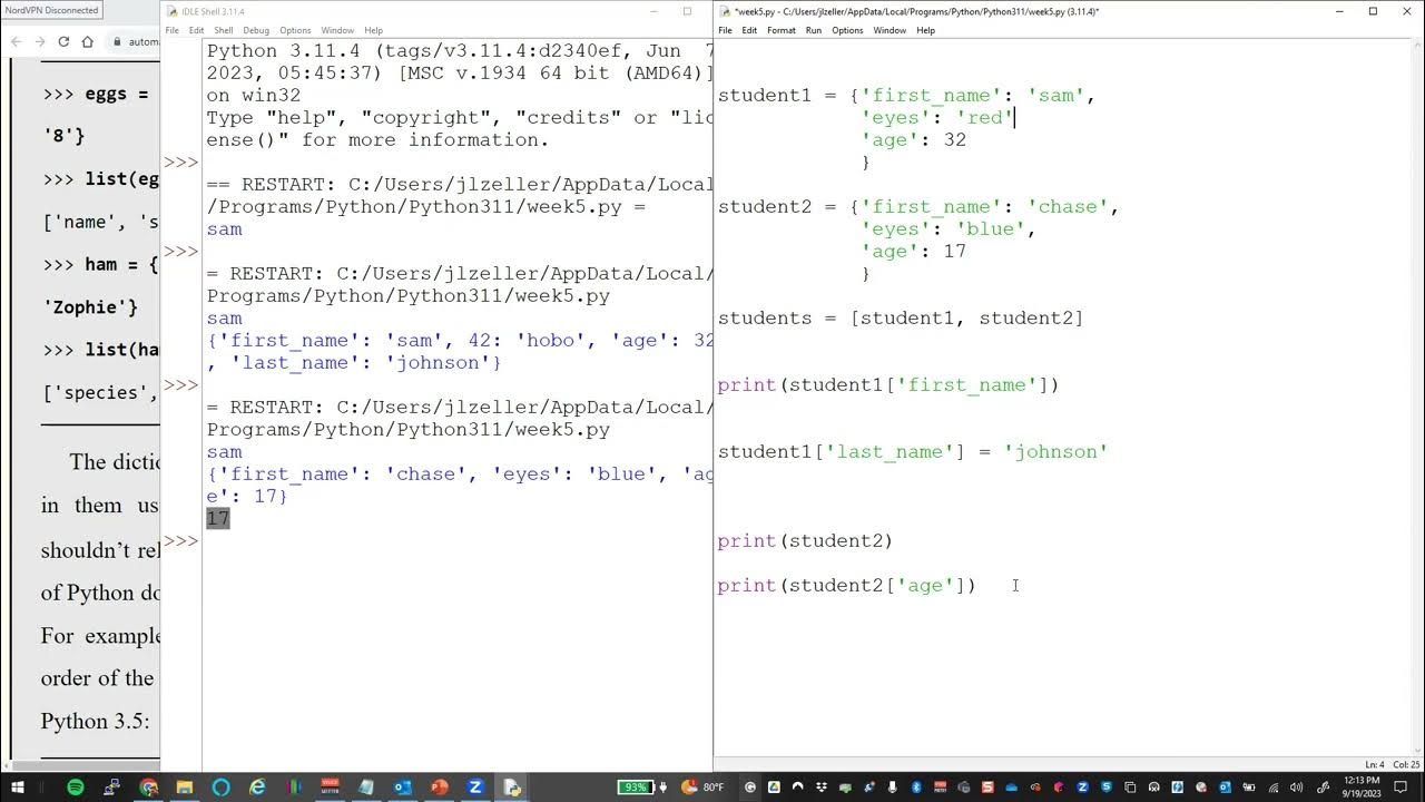 INF360 - Dictionaries - YouTube