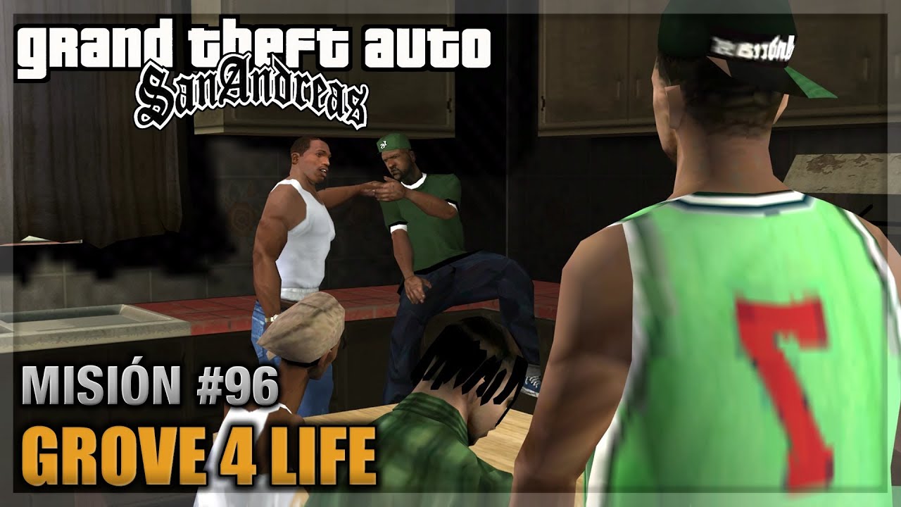 GTA San andreas - Misión #96 - Grove 4 Life (Español- 1080p 60fps ...