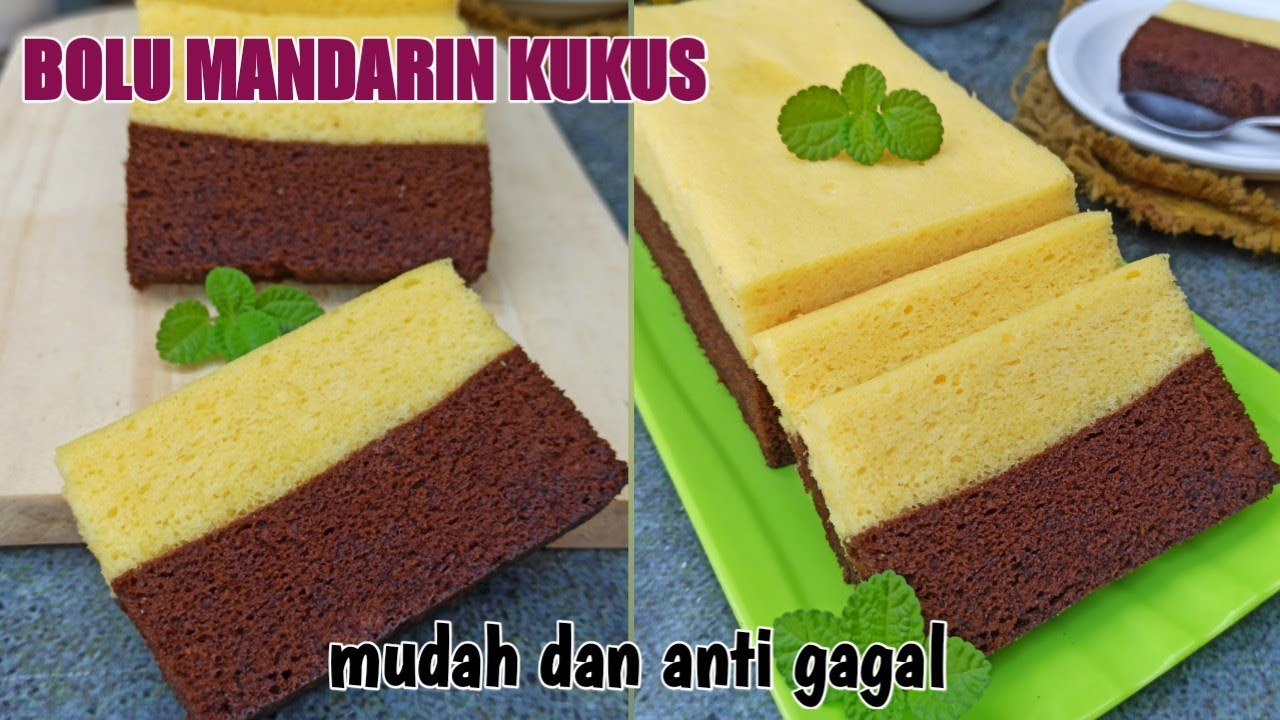 Bolu Mandarin Kukus ala Dhiah Oddie - YouTube