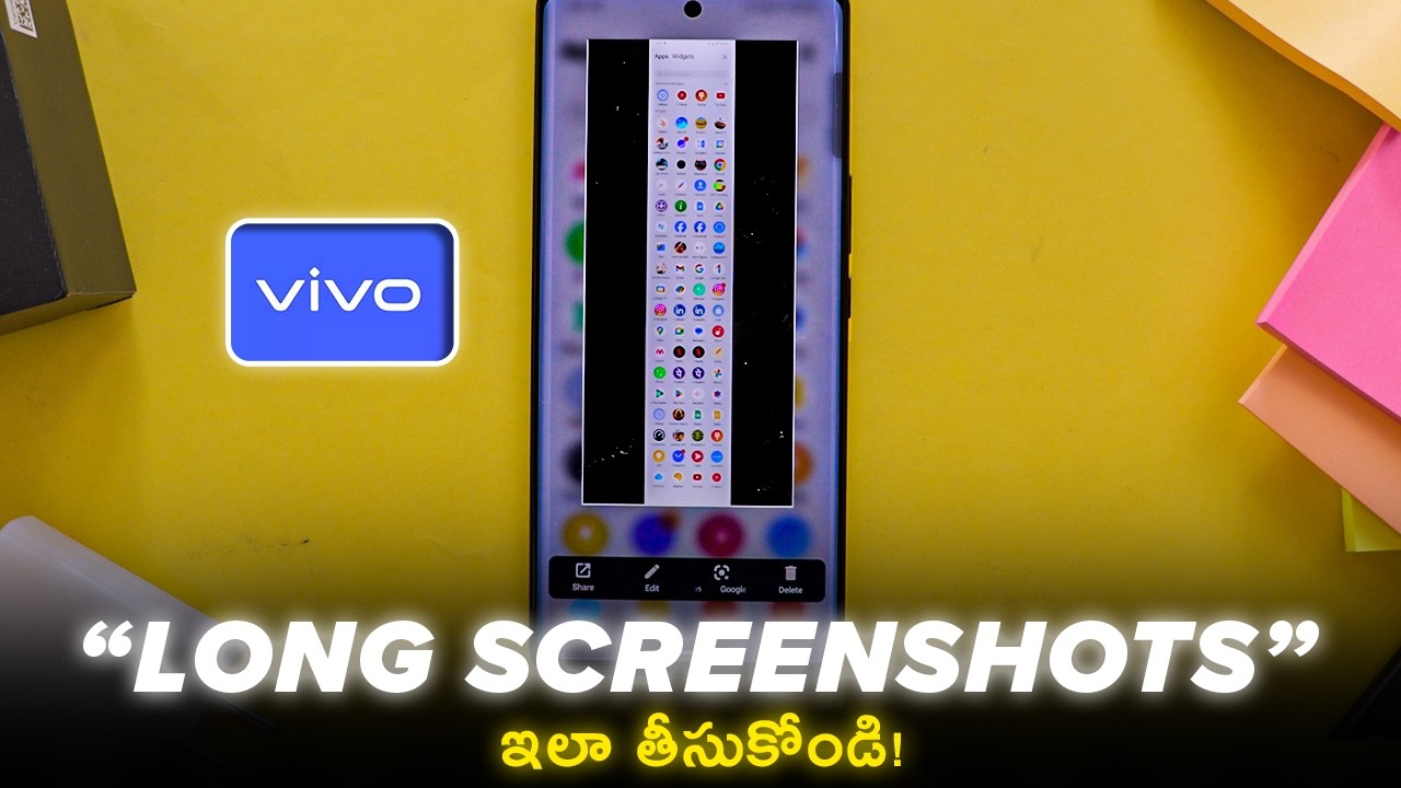 How to Take Long Screenshots & Customize Them on Vivo Phones - YouTube