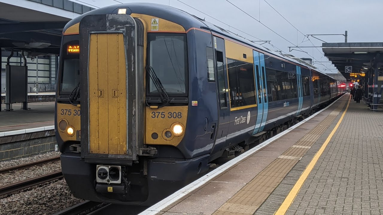 Class 375 at Ashford International - YouTube