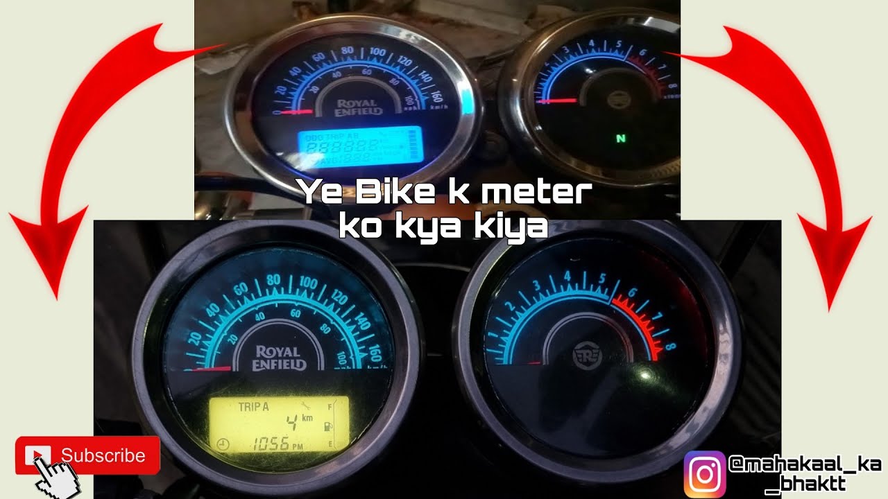 Thunderbird meter colour change | thunder 350 meter button not working ...