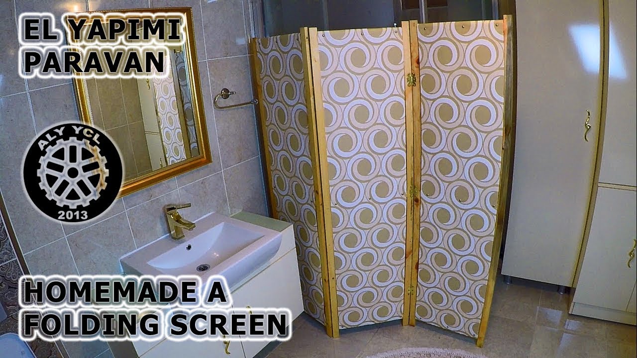 El yapımı paravan - Homemade a folding screen - YouTube