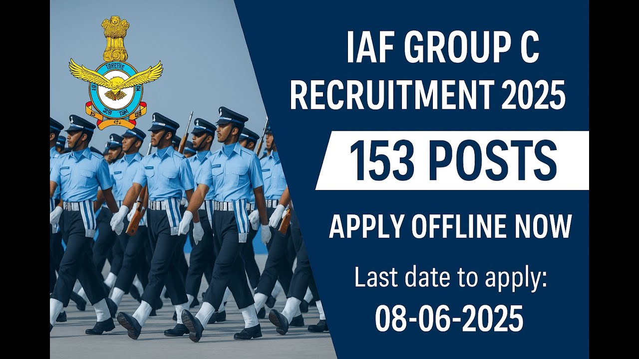 Indian Air Force Recruitment 2025 | IAF Group C Recruitment 2025 ...