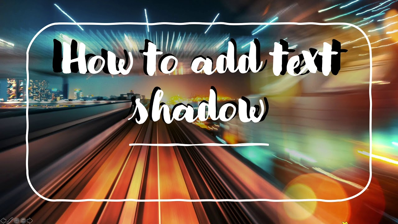How To Add Text Shadow In PowerPoint YouTube How To Add Text Shadow In PowerPoint YouTube