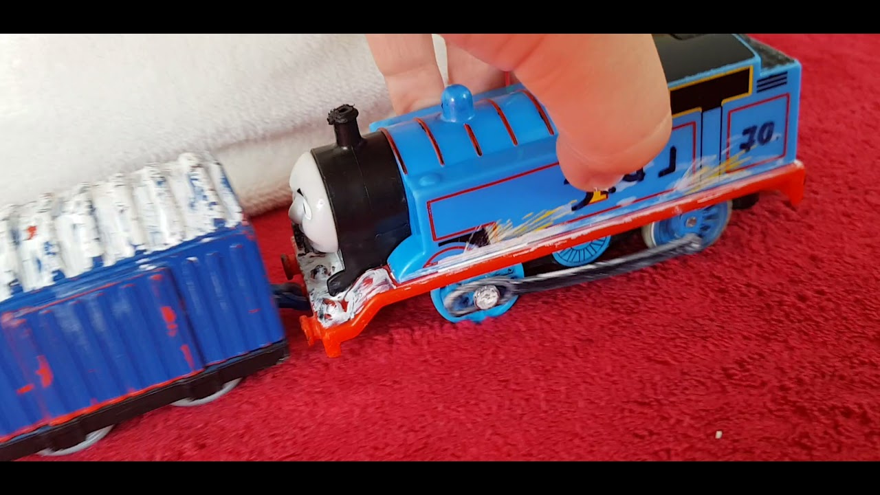 Thomas and friends James runaway and crash - YouTube