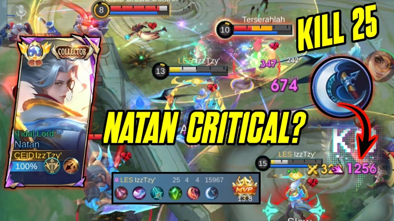 BUILD NATAN CRITICAL DAMAGE KILL 25 - NATAN PAKAI BERSEKER FURY KILL 25 ...