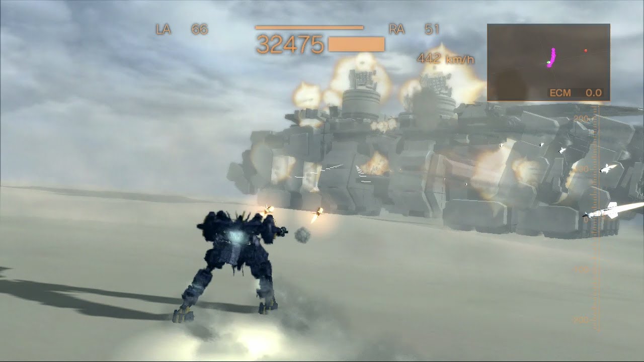 I am sure you never used Hand Rockets in Armored Core - YouTube