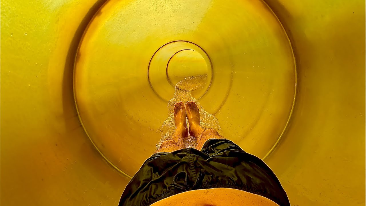 Speed Pipe Water Slide at Donautherme Ingolstadt - YouTube