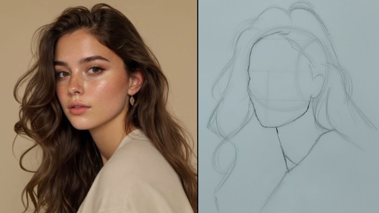 head proportions with loomis method - YouTube