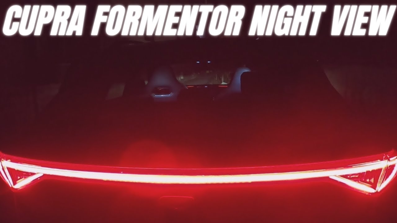 Cupra Formentor night view - YouTube