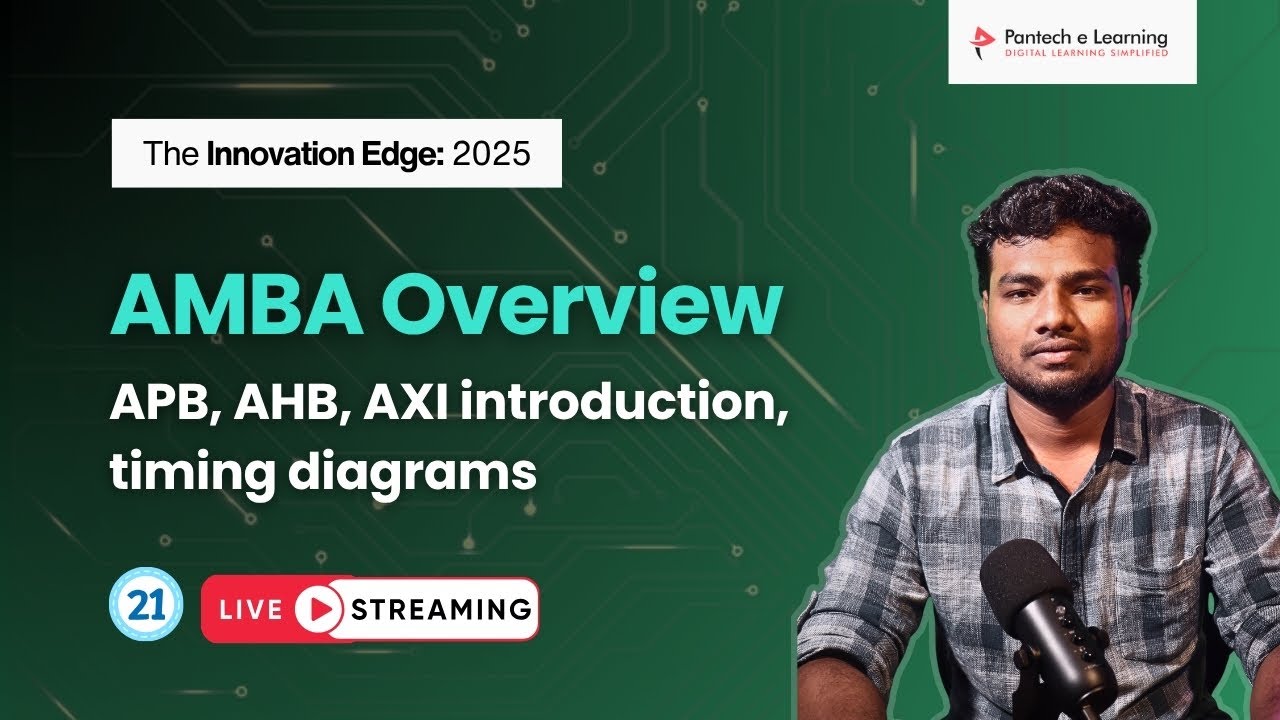 Day:21 – AMBA Overview (APB, AHB, AXI introduction, timing diagrams ...