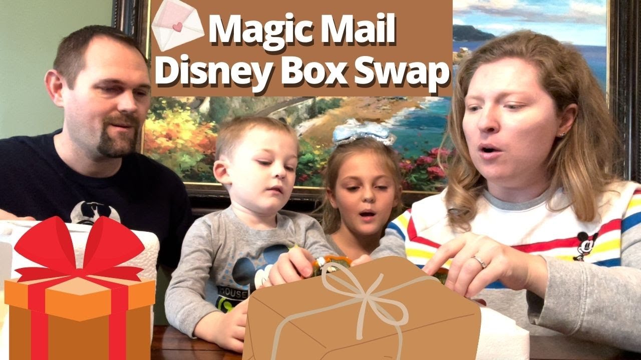 MAGIC MAIL! 💌 Disney Box Swap Reveal - YouTube