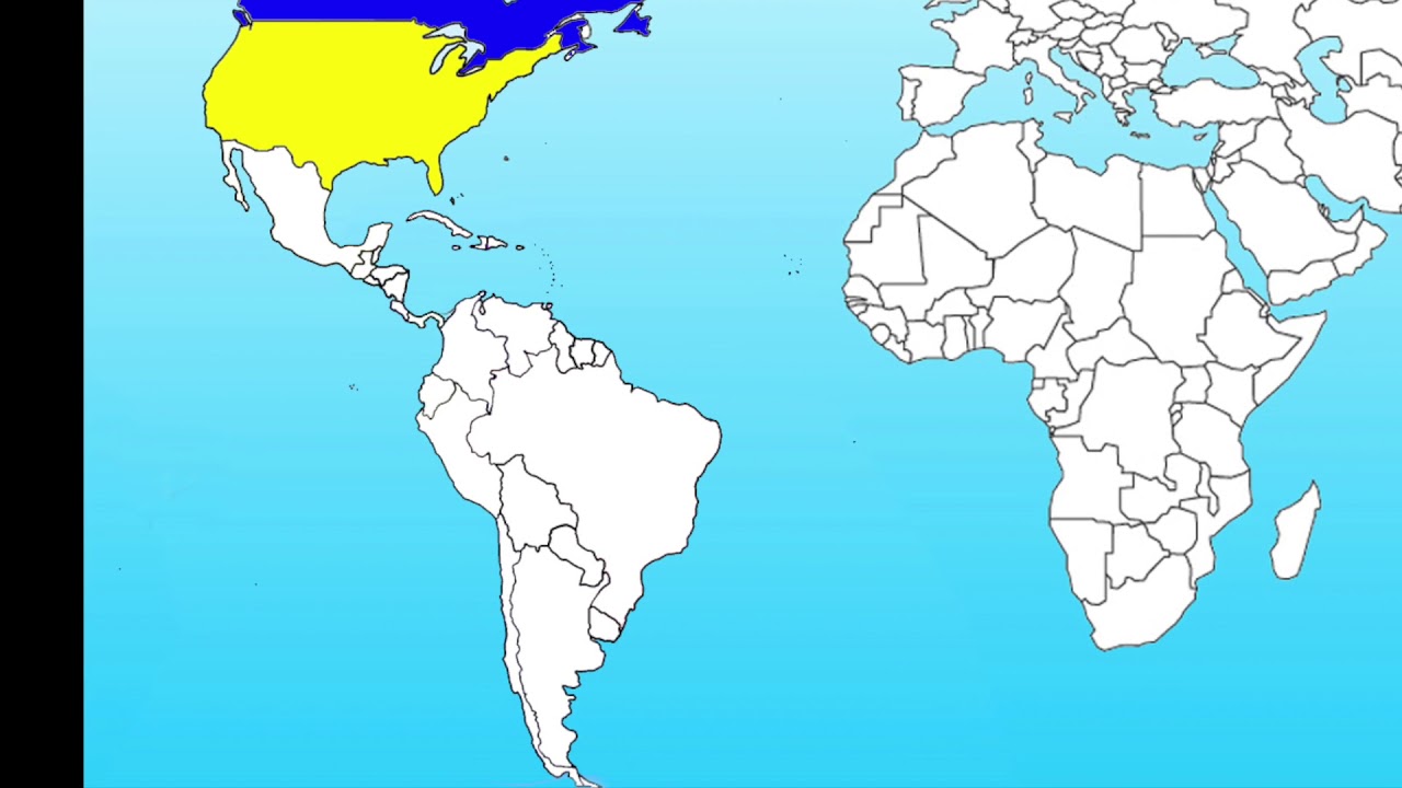 The Americas countries memorization song - YouTube