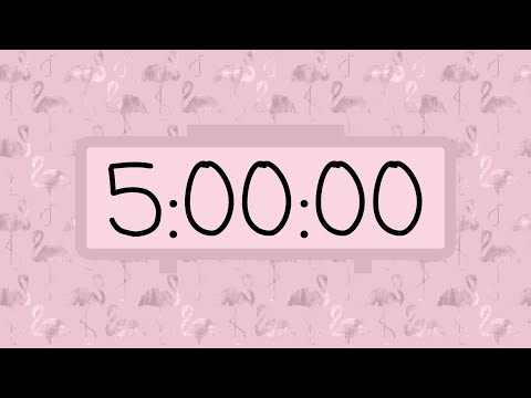 ⏳ 5-Hour Countdown Timer – Stay Focused & Productive 🎯 | No Distractions!