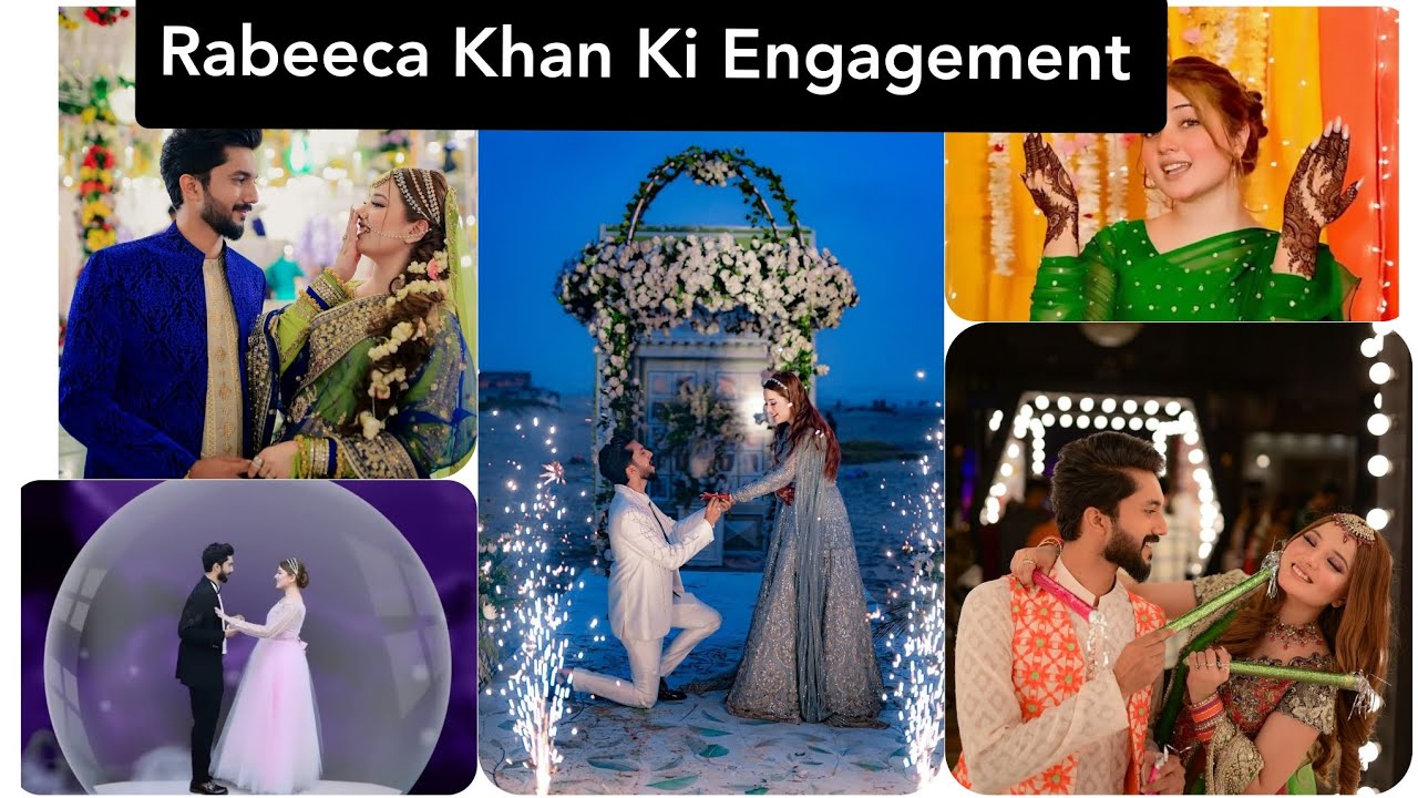 Rabeeca Khan & Hussain Engagement Functions - YouTube