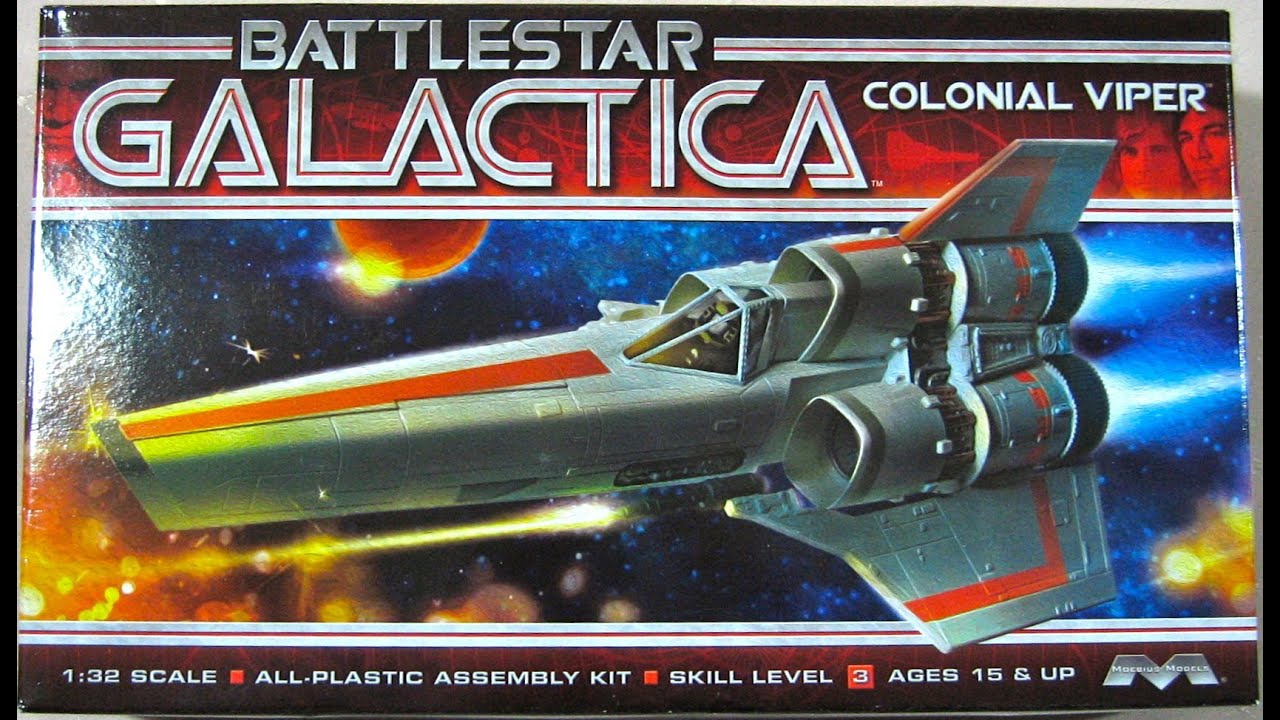 Battlestar Galactica Colonial Viper MK I by Moebius Models - YouTube