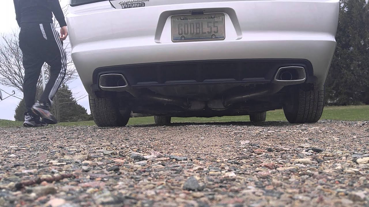 Pypes Cat-back exhaust system on 3.6L V6 2012 Dodge Charger - YouTube