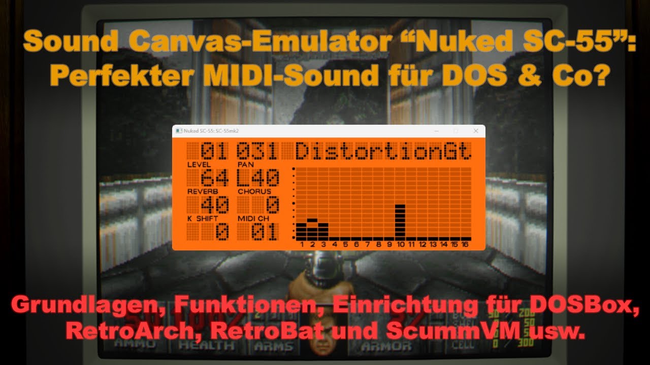 Perfekter DOS-Sound mit dem ersten gratis "Sound Canvas"-Emulator für ...