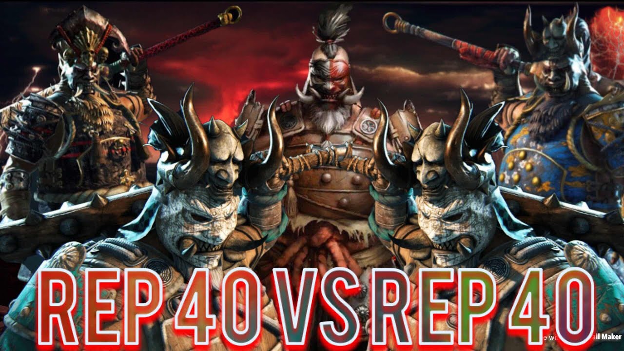 For Honor - Rep 40 Shugoki Vs Rep 40 Shugoki! 2 Of The Best Fat Boys ...