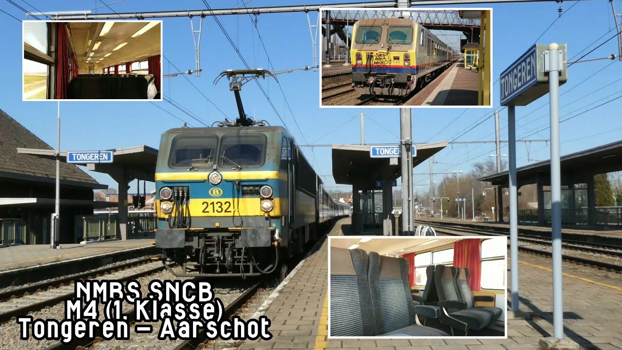 NMBS SNCB / HLE 21 + M4 / Tongeren - Aarschot / inclusive Interior 1st ...