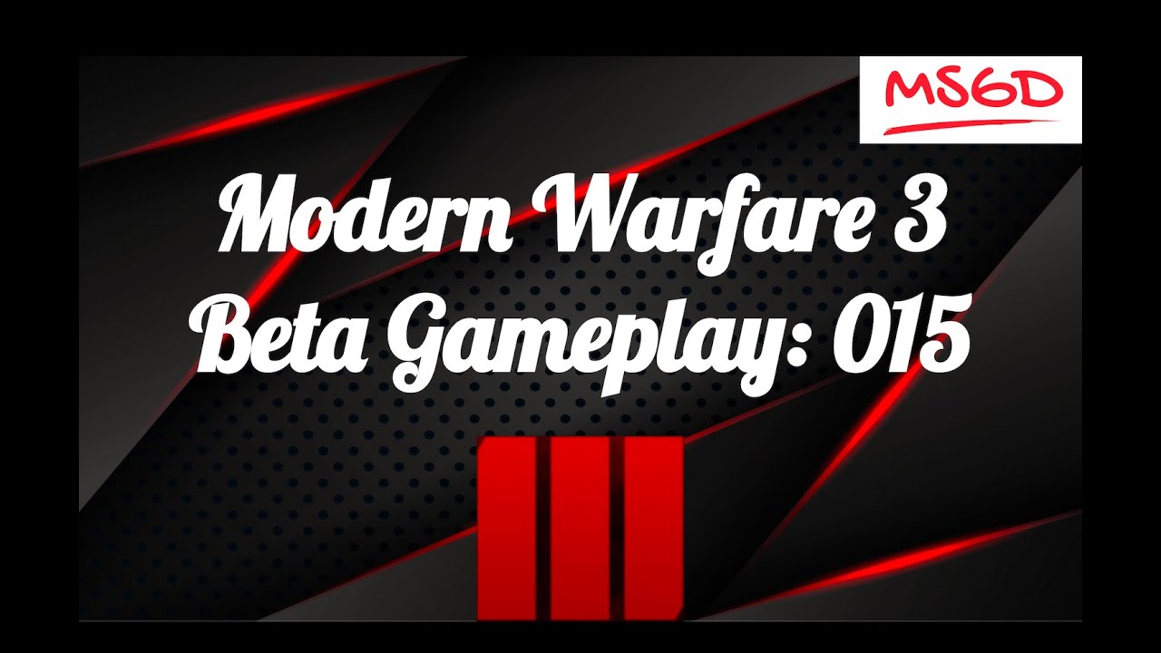 MW3 Beta Gameplay #015 (Rust Kill Confirmed) - YouTube