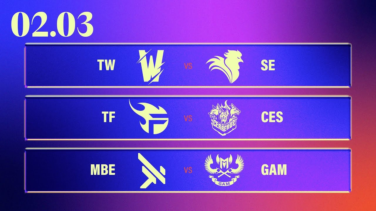 SE vs TW (BO3) | TF vs CES (BO3) | GAM vs MBE (BO3) | VCS 2023 Hừng ...