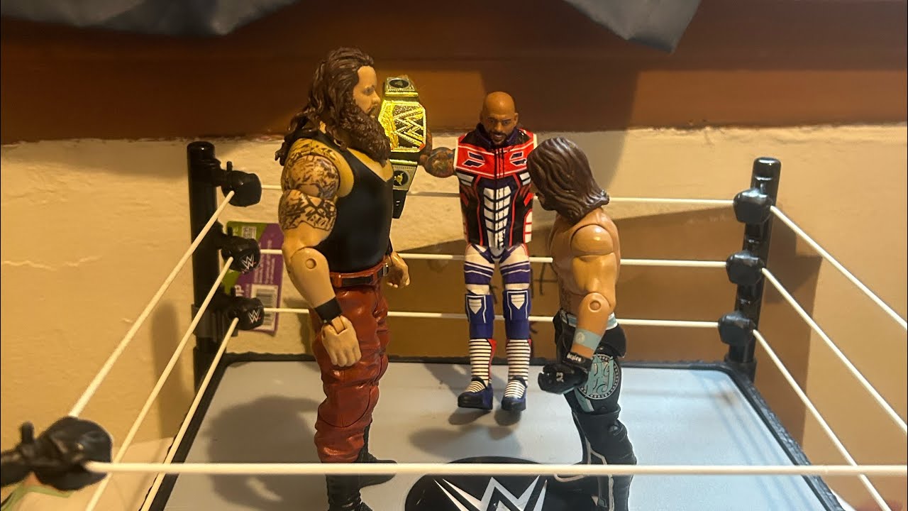 Braun Strowman vs AJ styles special guest referee ricochet for the ...