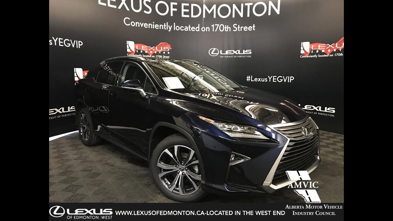 Blue 2019 Lexus RX 350 Executive Package Review - West Edmonton ...