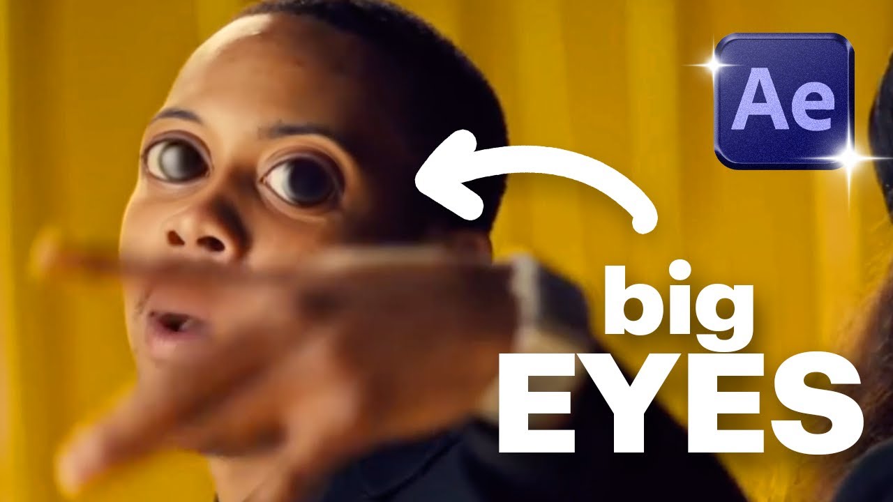 How to make BULGING BIG Eyes Effect | After Effects Tutorial - YouTube