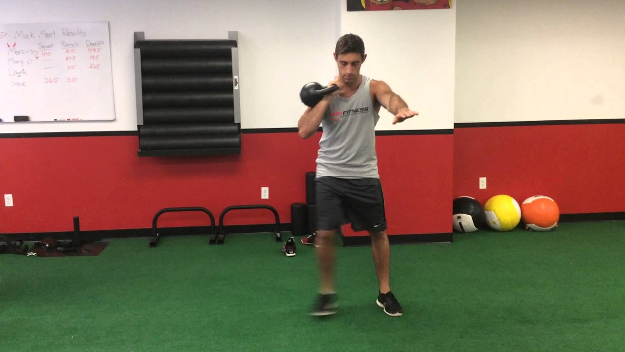1 Arm KB Lateral Lunge - YouTube