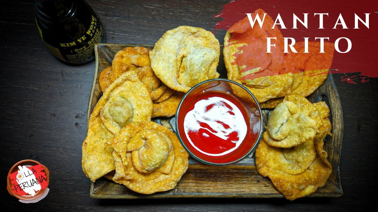 Como hacer wonton o wantan frito casero - Olla Peruana 👩‍🍳💓👩‍🍳 - YouTube