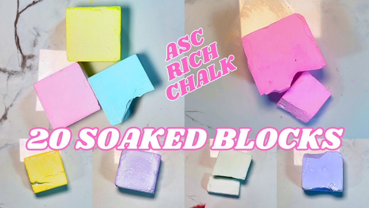 20 SOAKED BLOCKS | ASC 'RICH' CHALK | MR CLEAN, LYSOL, FLASH, THE PINK ...