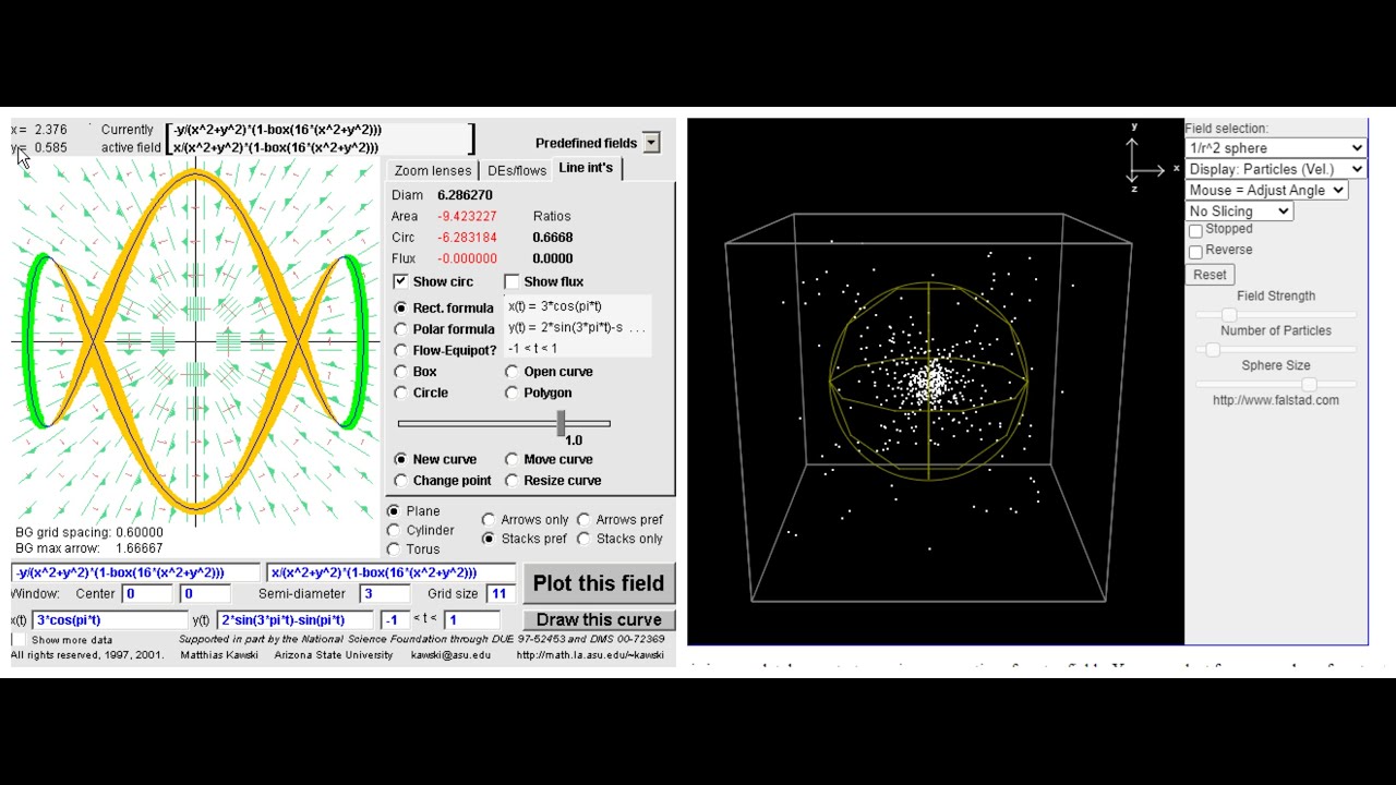 vector field analyzer II a animated explanation vector calculus kawski ...