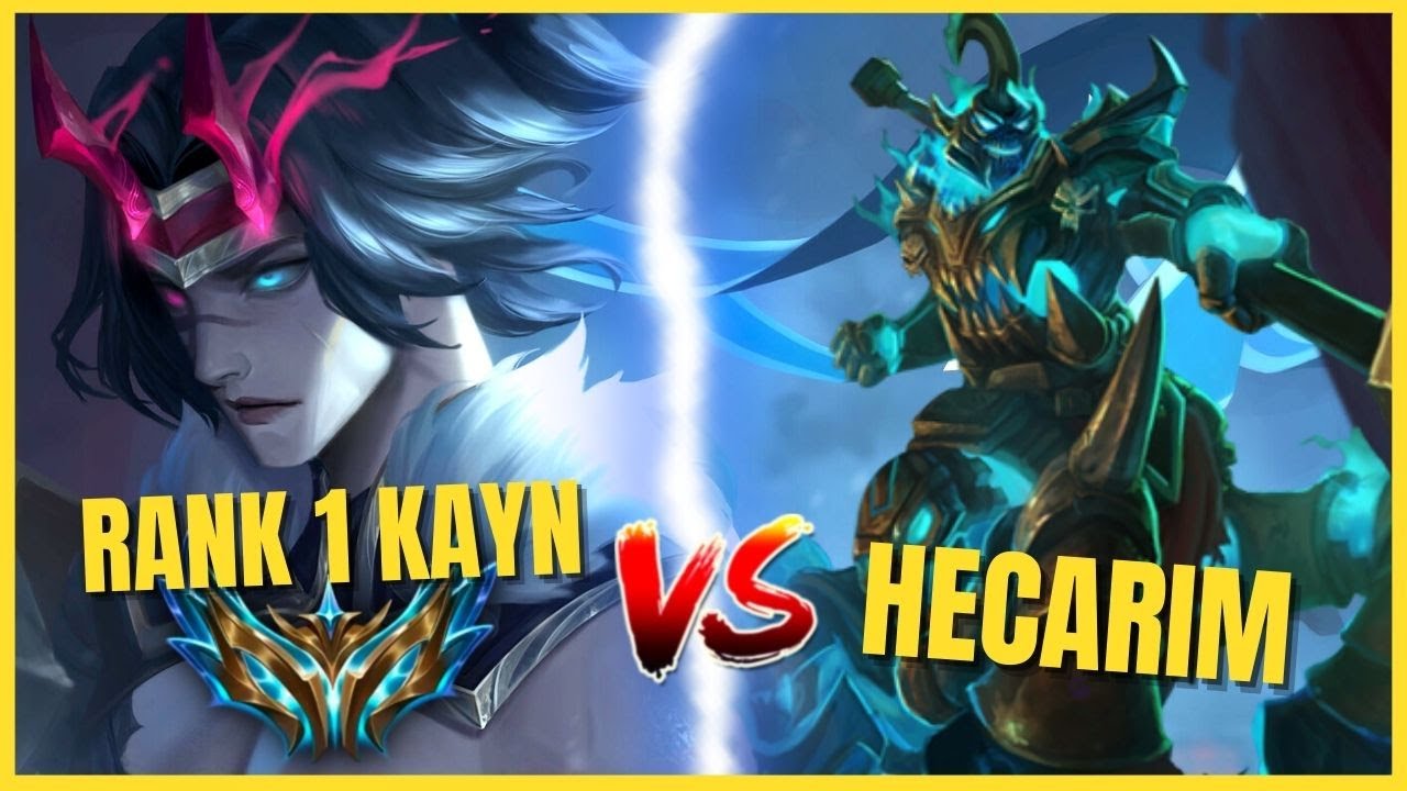 **MATCHUP SERIES** CHALLENGER KARASMAI KAYN VS HECARIM | INSANE ...