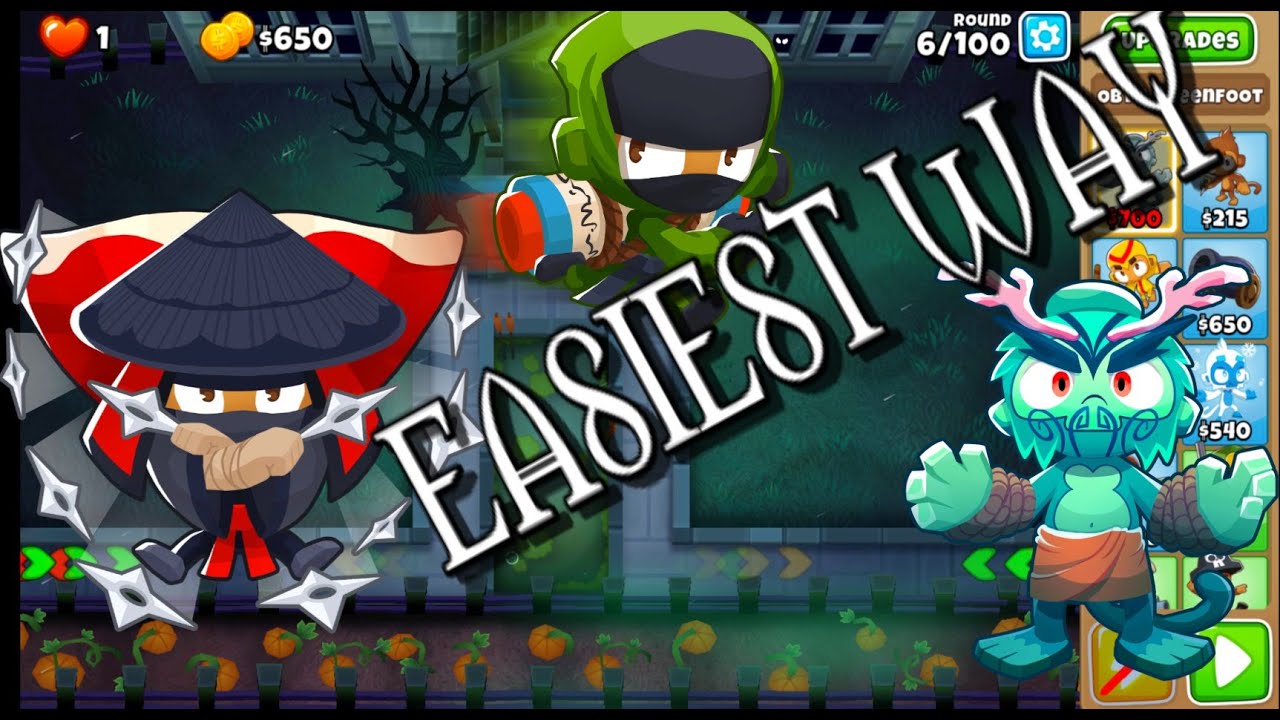 Btd6 Haunted chimps walkthrough - YouTube