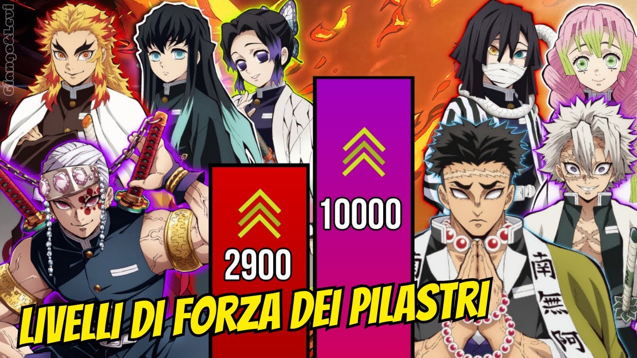 TUTTI I PILASTRI dal PIÙ DEBOLE al PIÙ FORTE ~ Demon Slayer - YouTube
