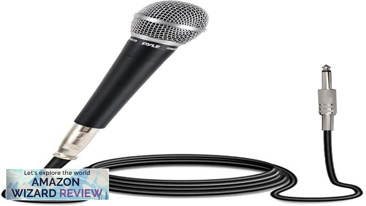 Pyle Handheld Microphone Dynamic Moving Coil Cardioid Unidirectional ...