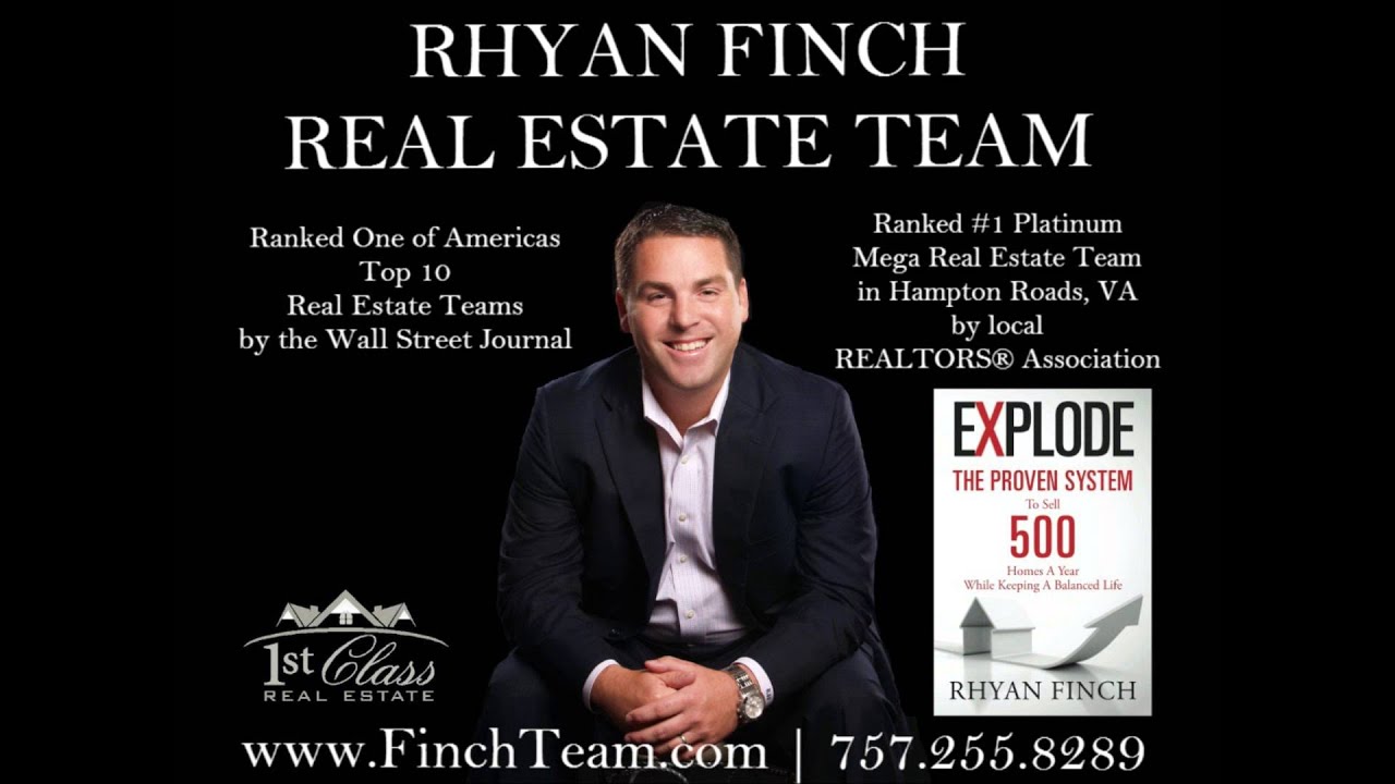 Join the Rhyan Finch Real Estate Team at 1st Class Real Estate - YouTube
