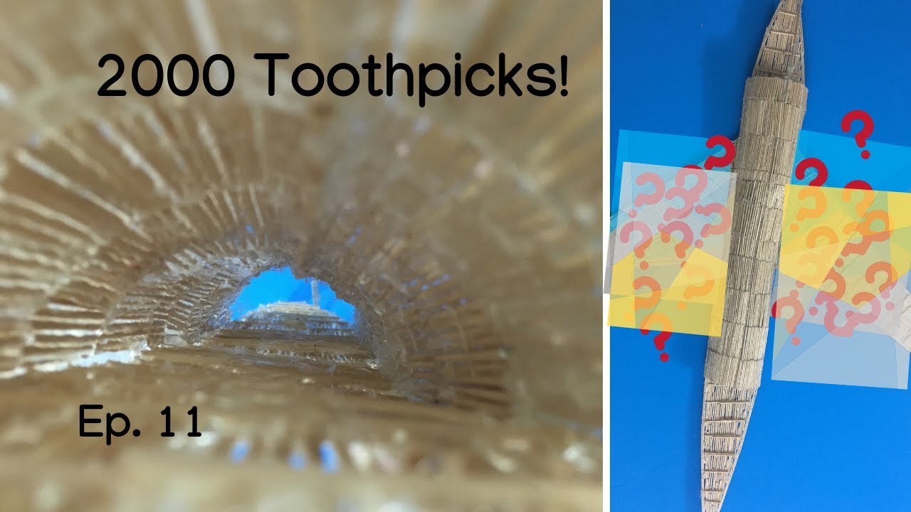 How I made a Model Airplane of Toothpicks: Ep. 11 - MM! - YouTube