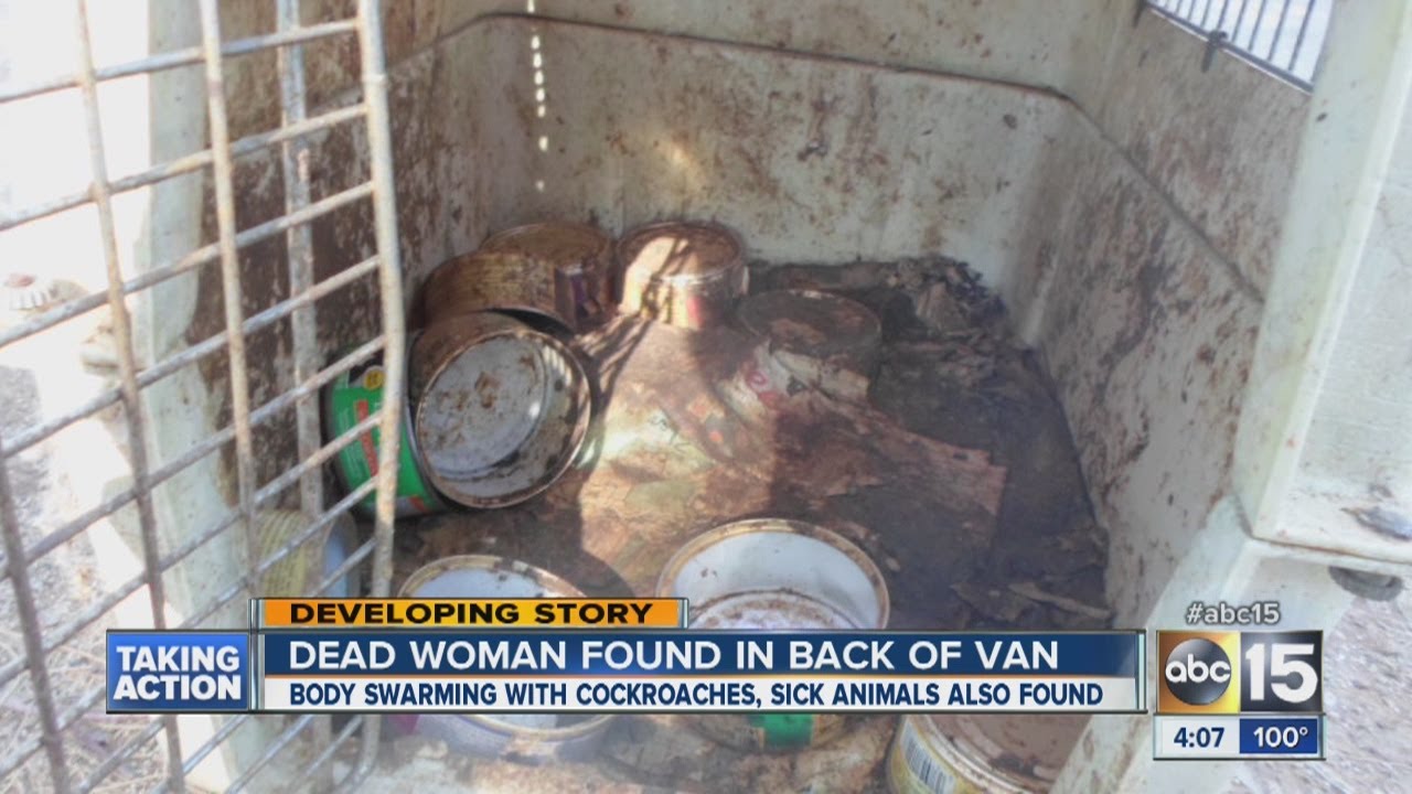 Dead woman found in back of van - YouTube
