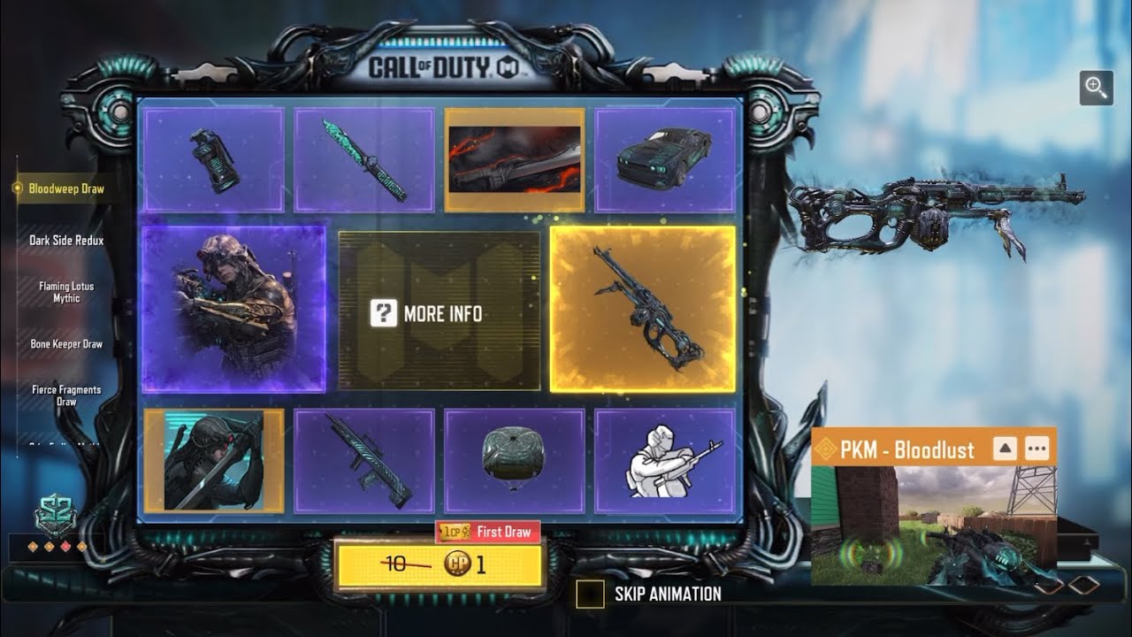 Codm 3 Spin On Bloodweep Lucky Draw | PKM Bloodlust & Codename: Lazarus ...