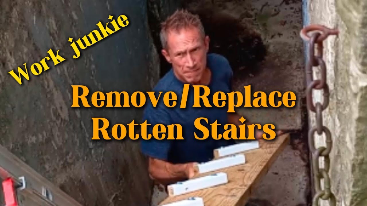Replace Rotten Stairs - YouTube