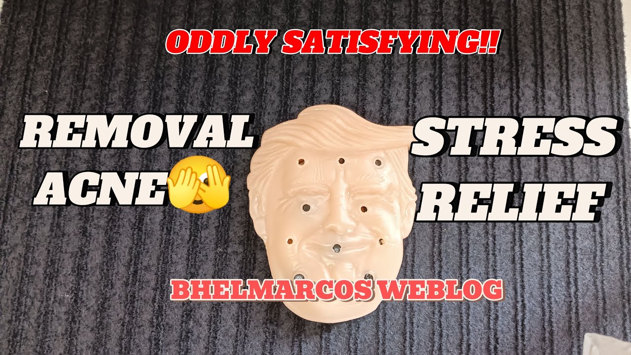 🫣 ODDLY SILICONE TRUMP FACE LOOKALIKE REMOVING DIRT 🫣 STRESS RELIEF # ...