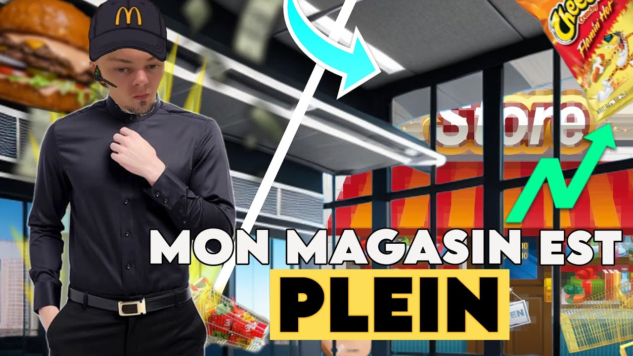 JE DEVIENS LE MEILLEUR VENDEUR DE FRANCE (supermarket simulator #1) - YouTube