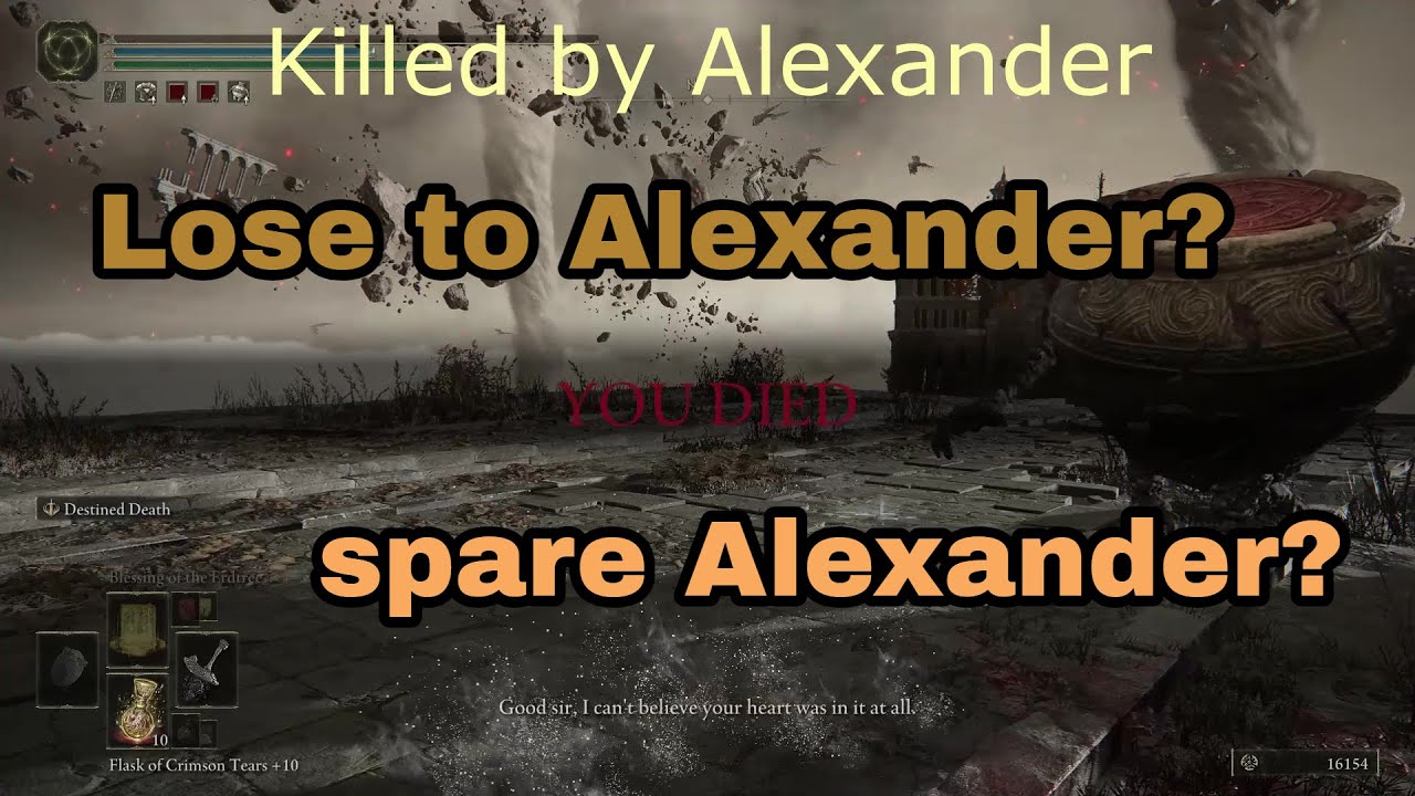 what happens if iron fist alexander win the fight? | ELDEN RING - YouTube