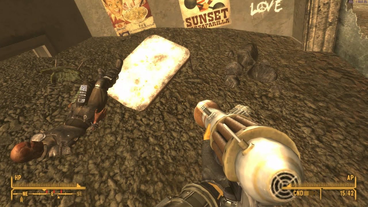 Fallout NV Lonesome Road Walkthrough Part 14: Junction 7 Rest Stop (Let ...