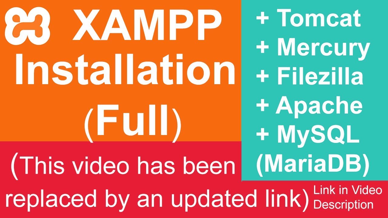 Xampp Tutorial Apachemysqlfilezillatomcatmercury Updated Link In Video Description Youtube
