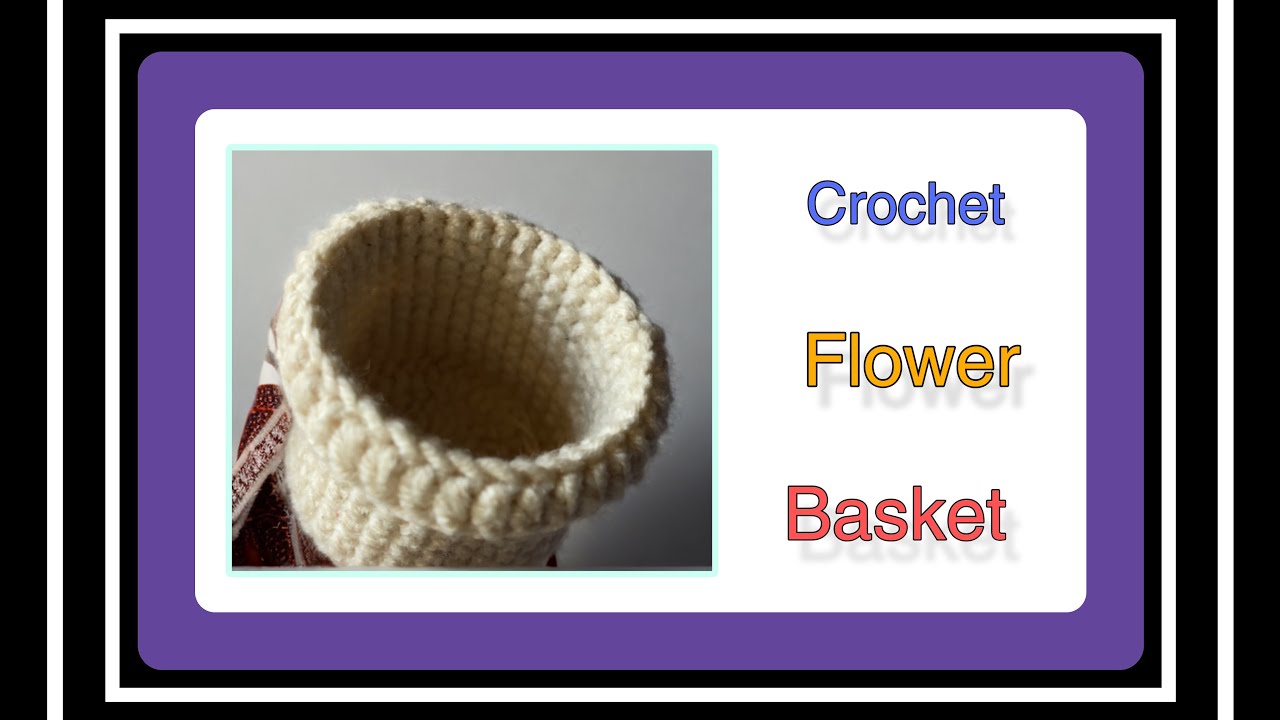 Crochet for beginners - Easy crochet basket tutorial - Learn to Crochet a BEAUTIFULBasket - YouTube