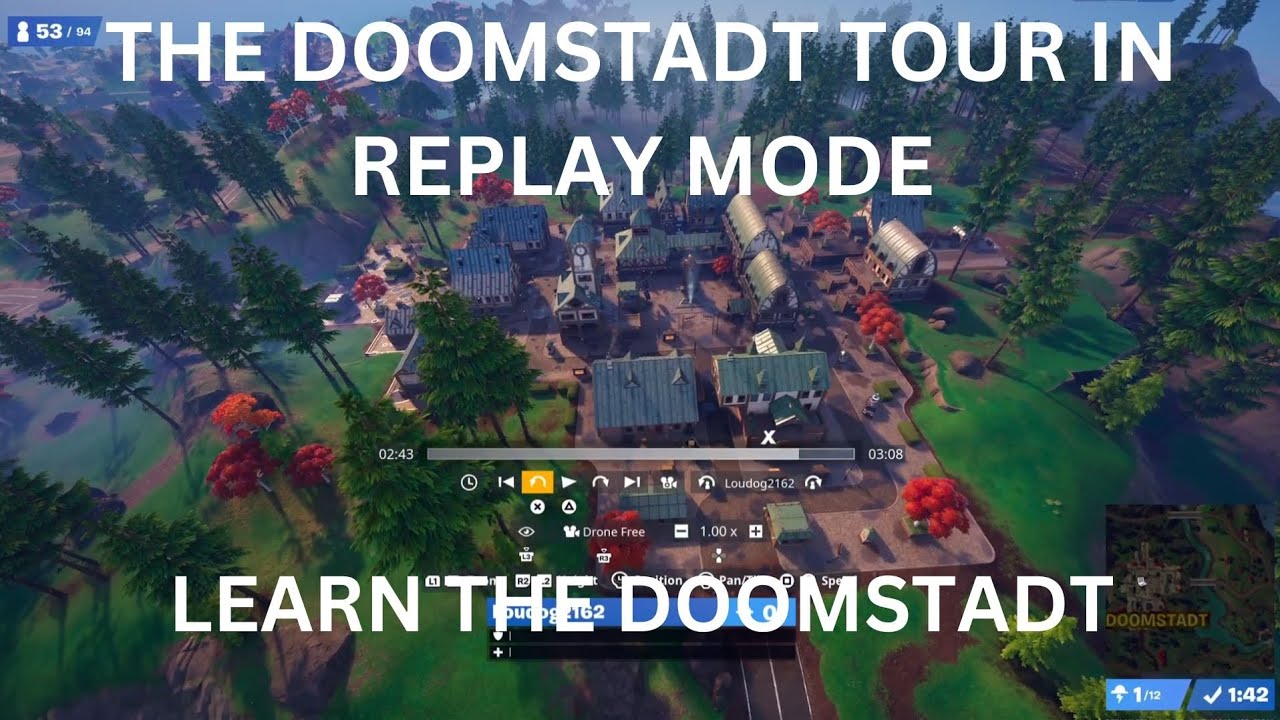 The Doomstadt in Replay Mode-Fortnite-Learn the Doomstadt! - YouTube